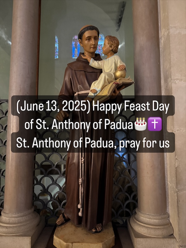 Happy Feast Day of St. Anthony of Padua - NOVENA PRAYER